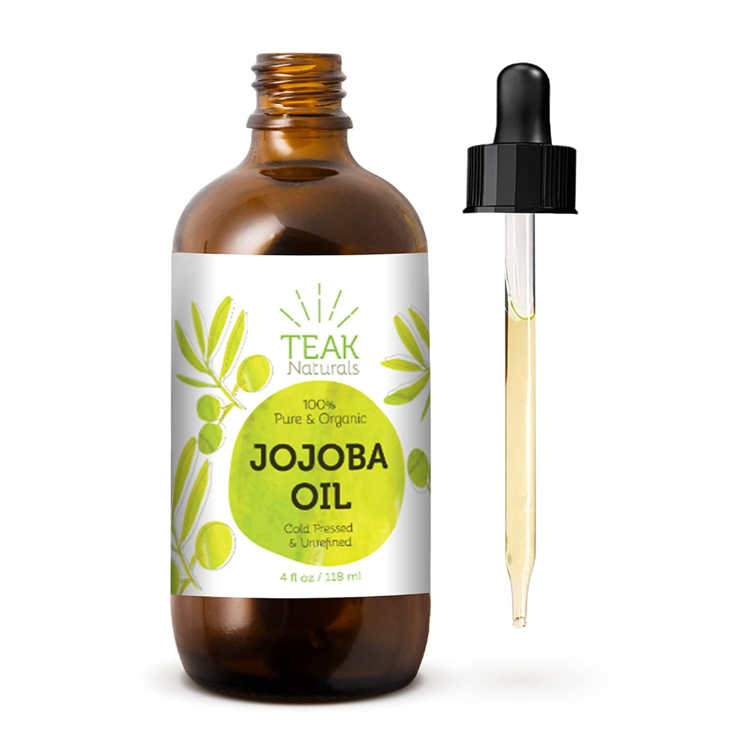 Teak Naturals Cold Pressed TGF4 Organic Jojoba Oil Natural Unrefined ...