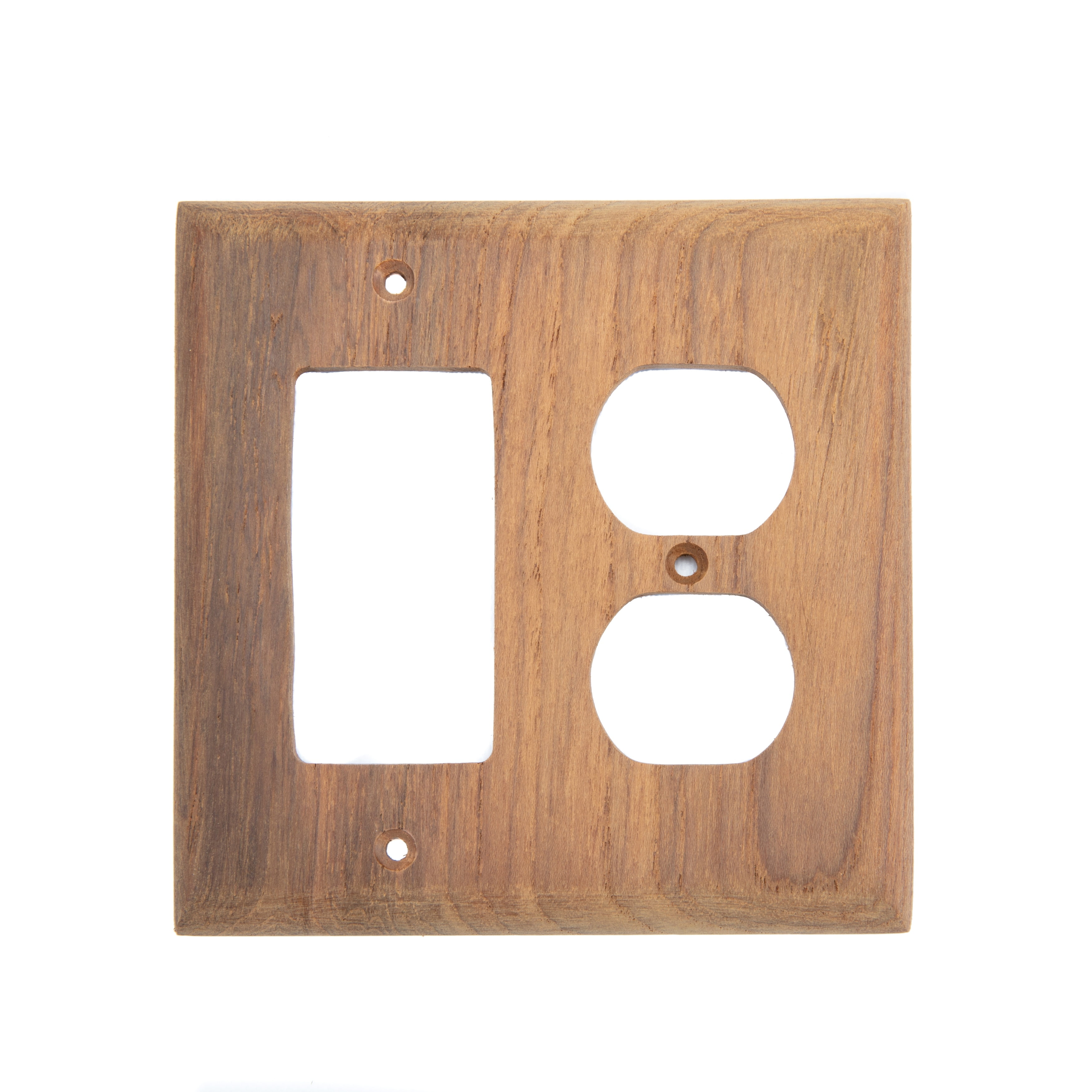 Teak Rocker Switch/Duplex Receptacle Cover - Switch/Receptacle Cover ...