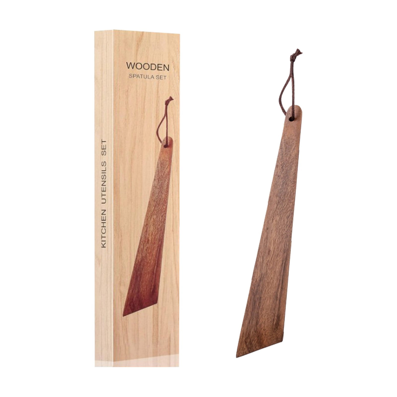 Teak Scraper Set Purpose Flat Wooden Shovel With Suspension Rope For ...