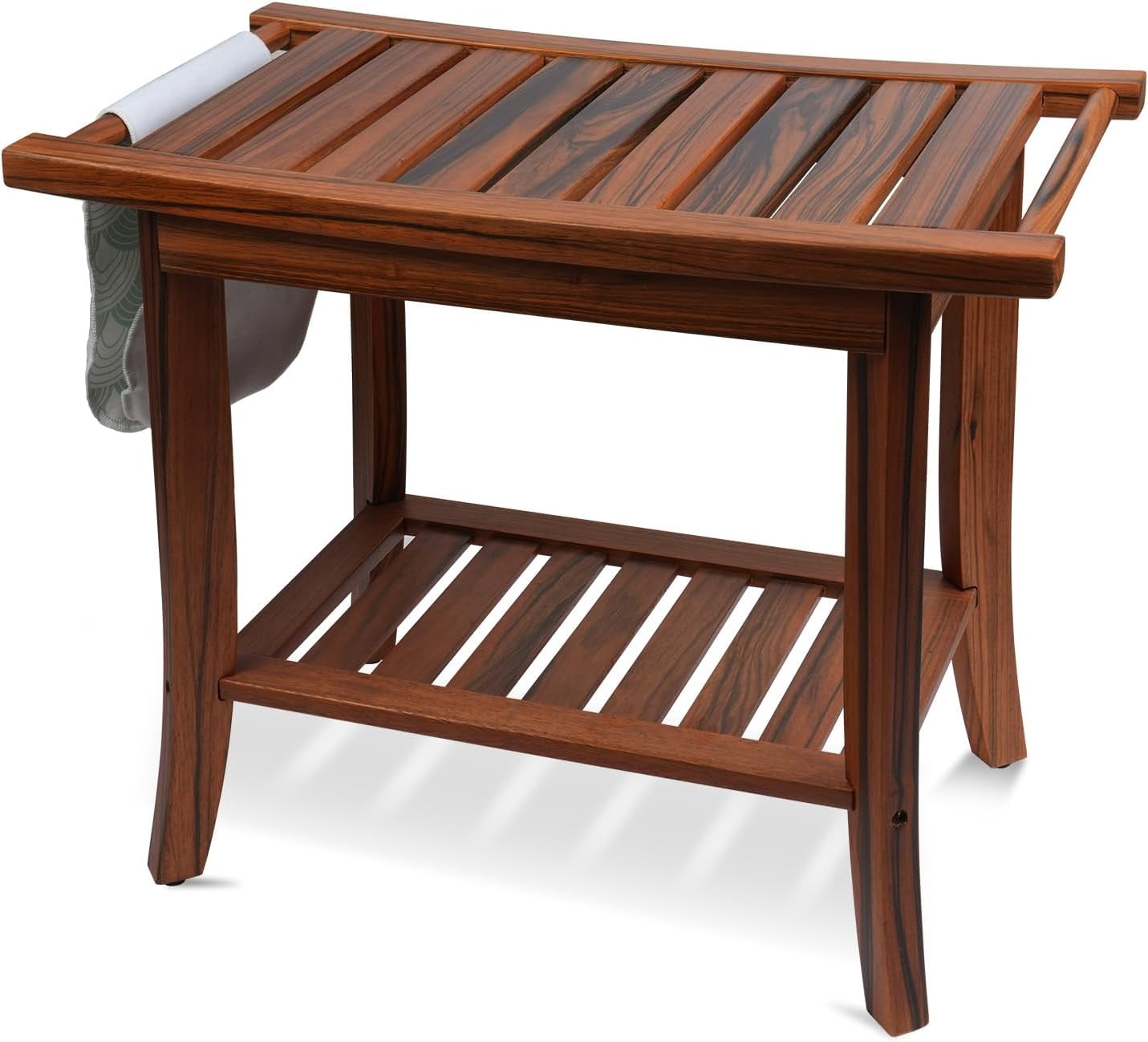 Teak Shower Bench, Shower Benches for Inside Shower to Sit on, Bathroom ...