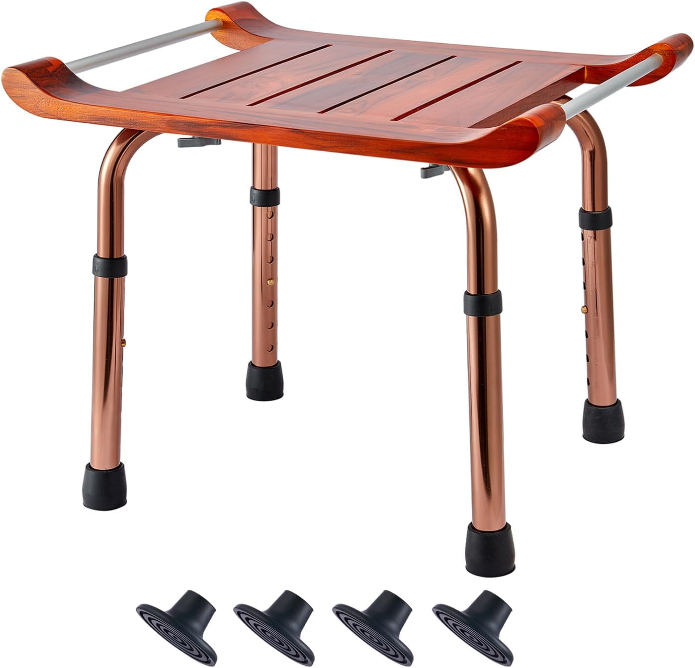 Teak Shower Bench Stool Chair Seat for Inside Shower Bath Sauna, for ...