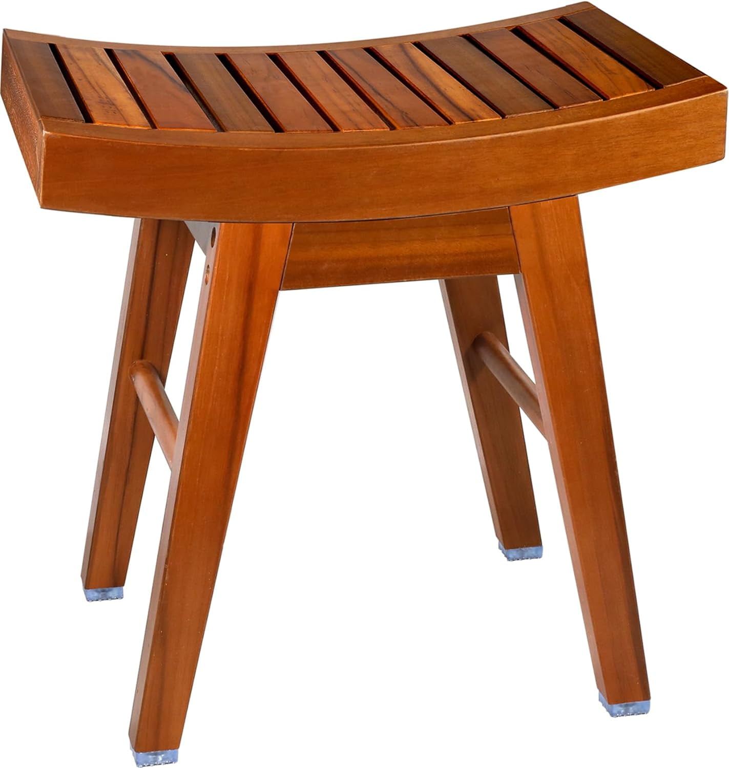 Teak Shower Bench Teak Shower Stool Curved Seat - Walmart.com