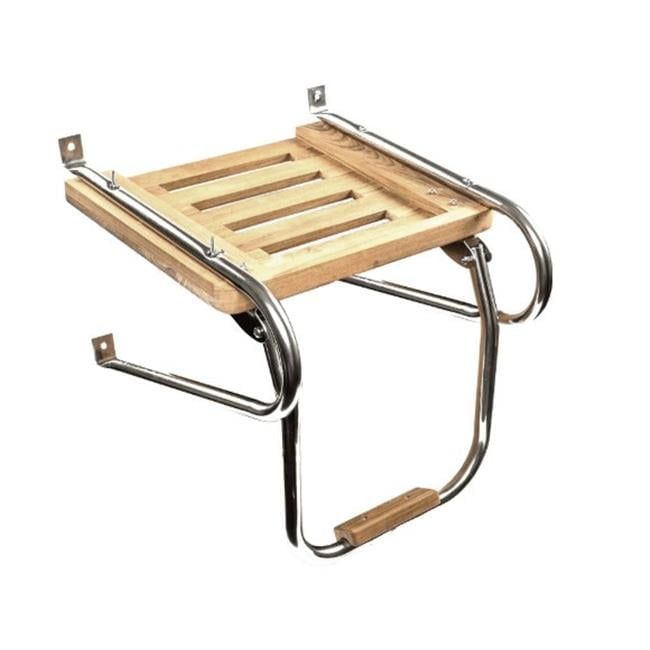 Teak Swim Platform with Ladder & Harware, Brown - Inboard - Walmart.com