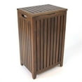 Teak Wood Apartment Hamper - Walmart.com