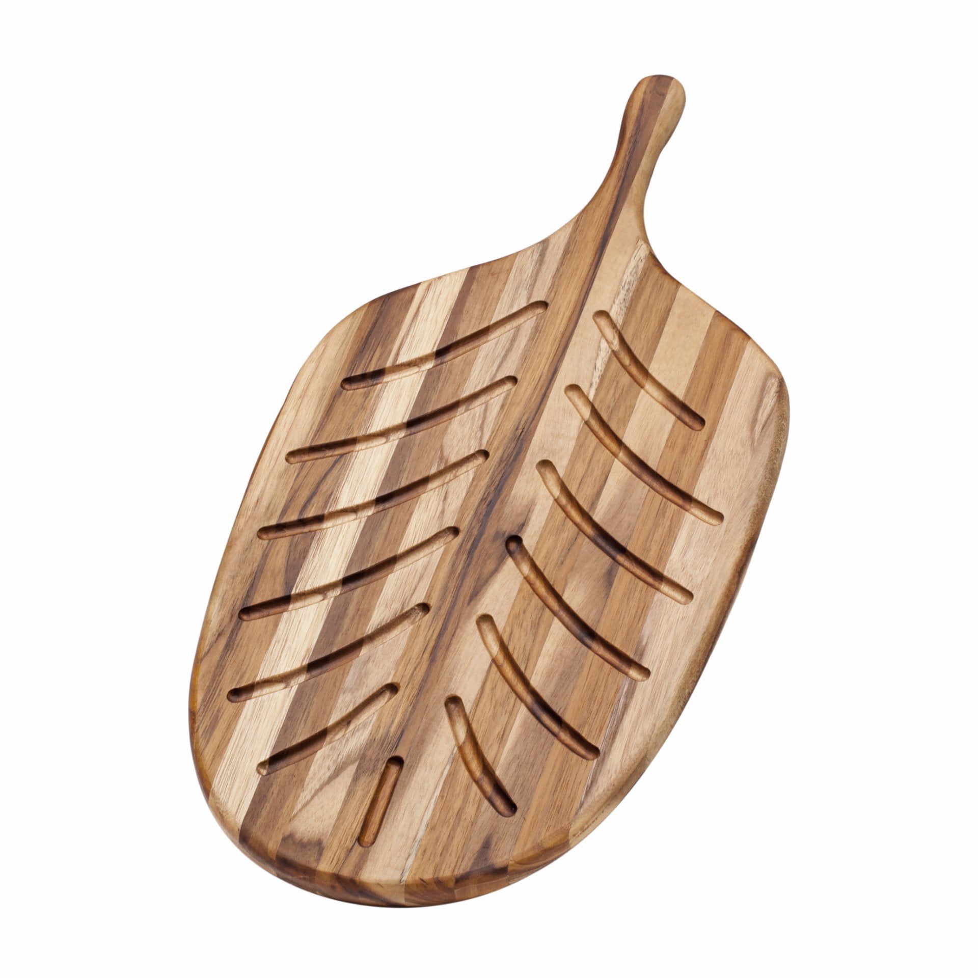 TeakHaus Canoe Bread Board (Small) | 19" x 9.25" x 0.5" - Walmart.com