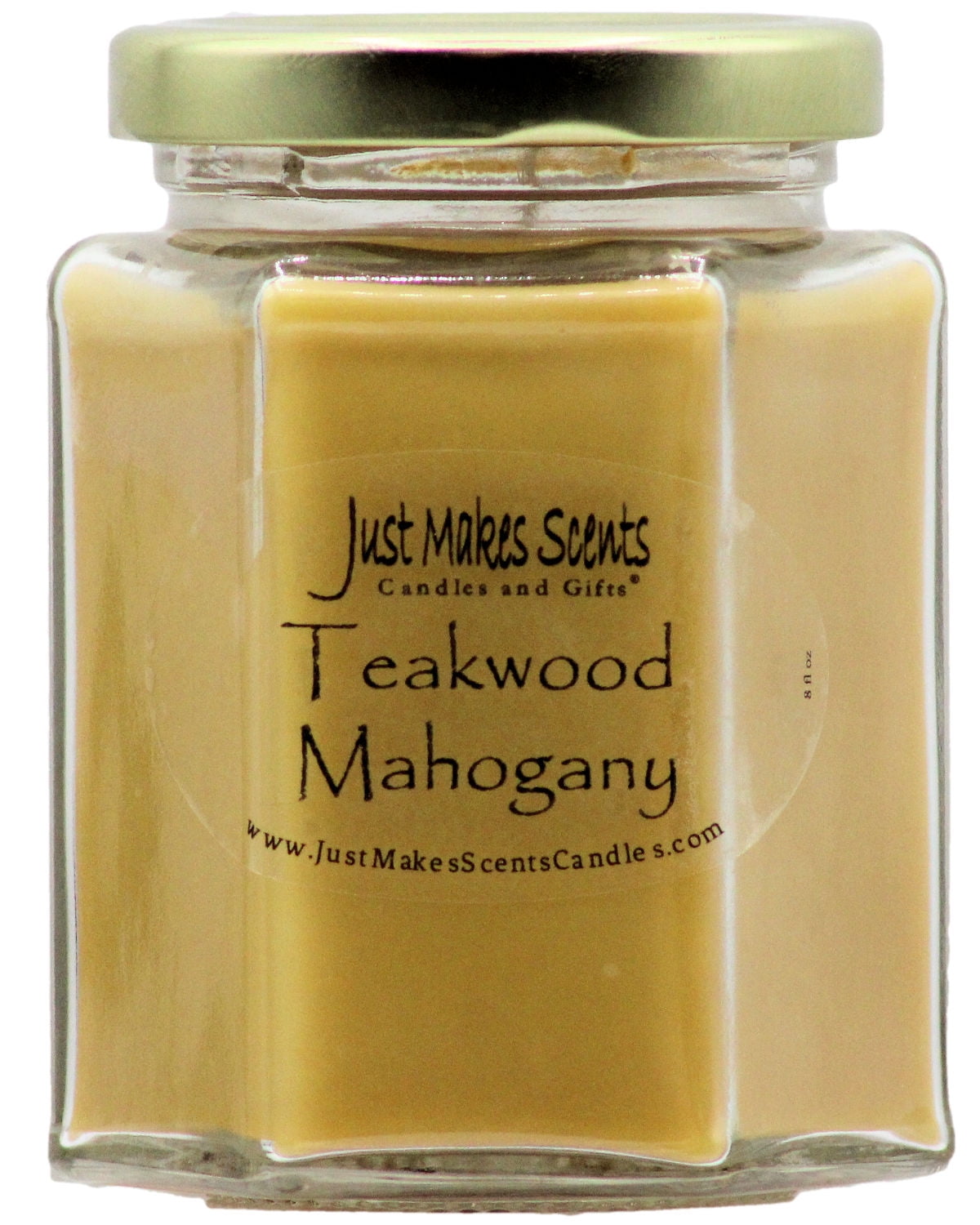 Teakwood Mahogany Soy Candle -Just Makes Scents Candles & Gifts ...