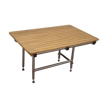 Asta Bora Solid Teak Fully Assembled Shower/Bath/Spa Corner Stool/Side ...