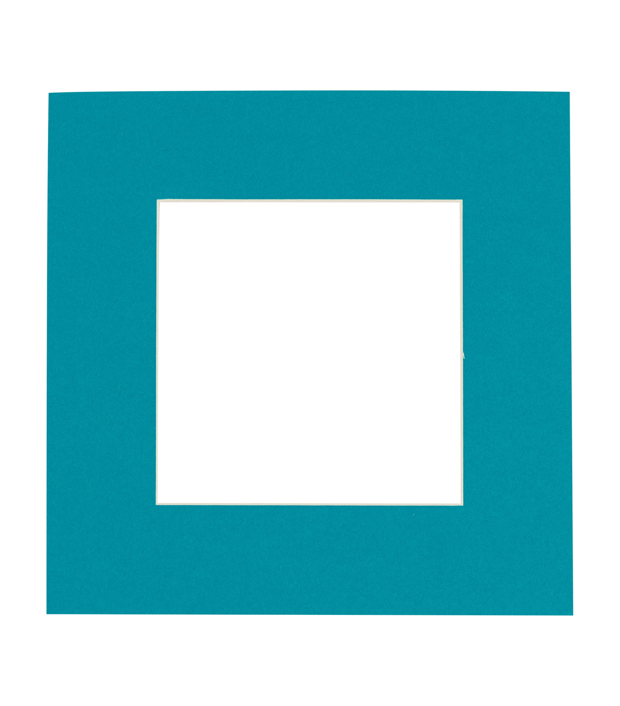 Teal Acid Free 12x12 Picture Frame Mats with White Core Bevel Cut for ...