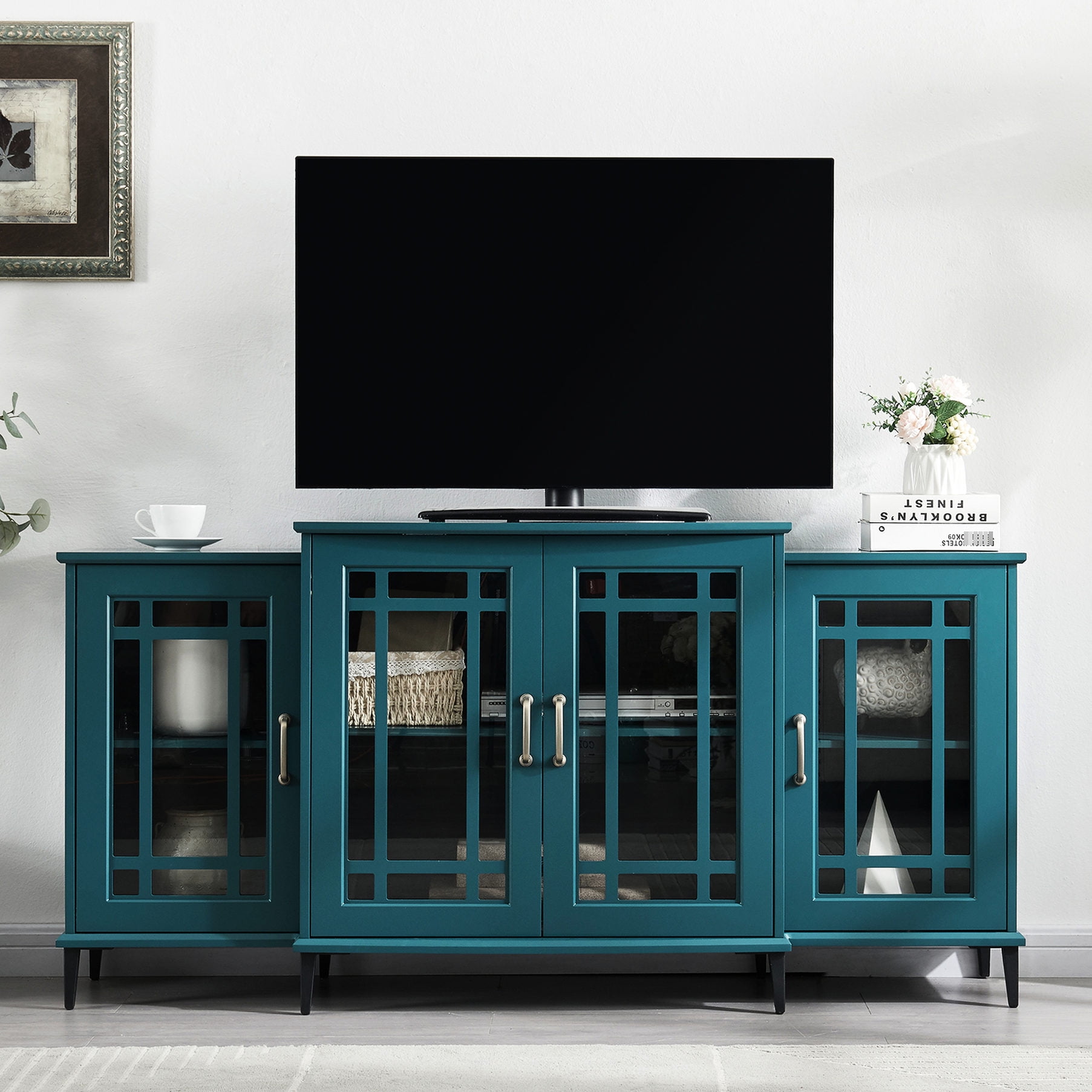 Teal Blue Color & High - quality Build - Home Interiors for Aesthetic ...