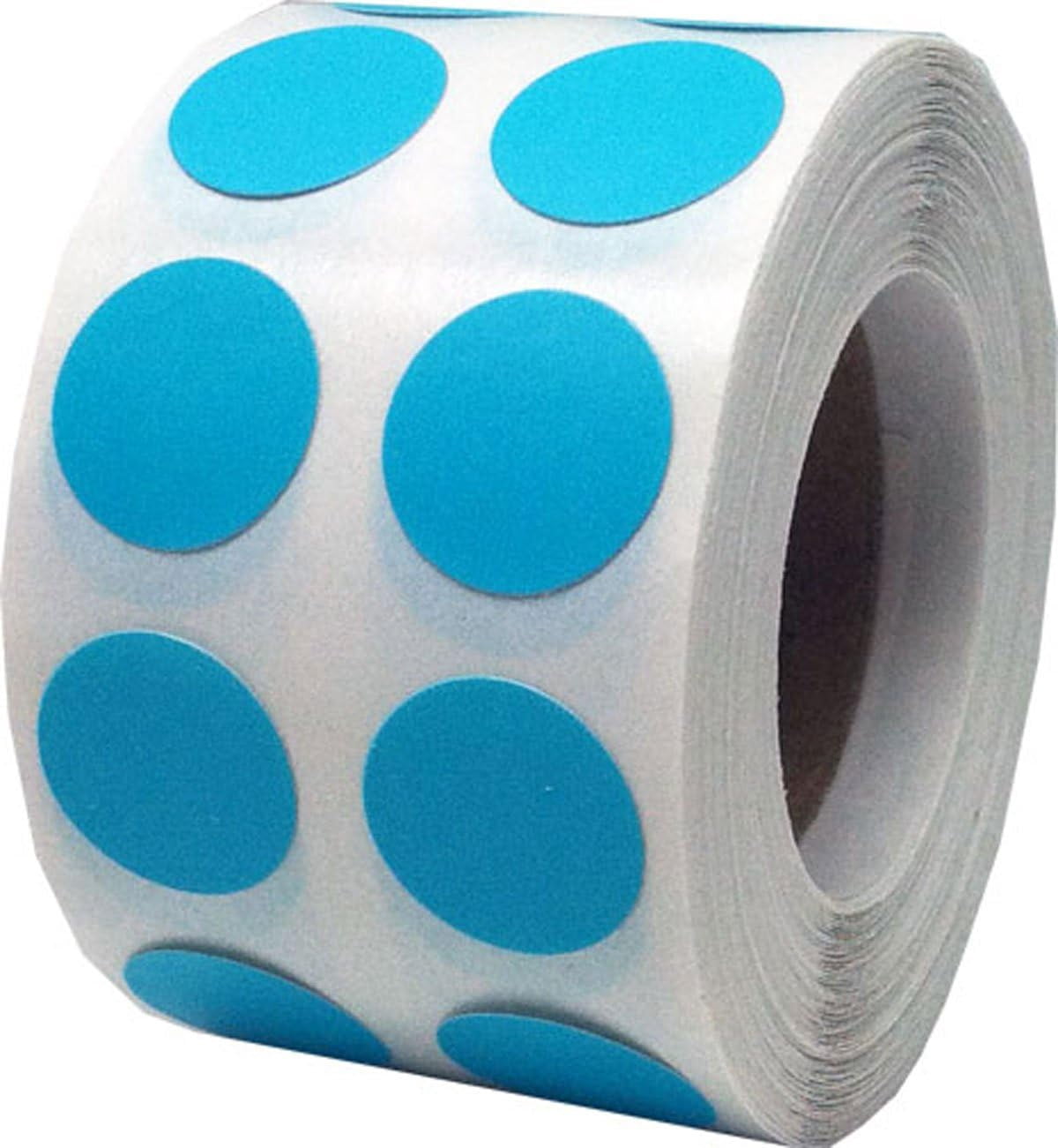 Teal Circle Stickers, 13 mm 1/2 Inch Dot Labels 1000 Pack - Walmart.com