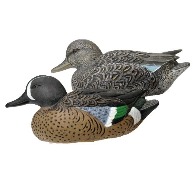 Teal Duck Decoys 6 in a box - Walmart.com