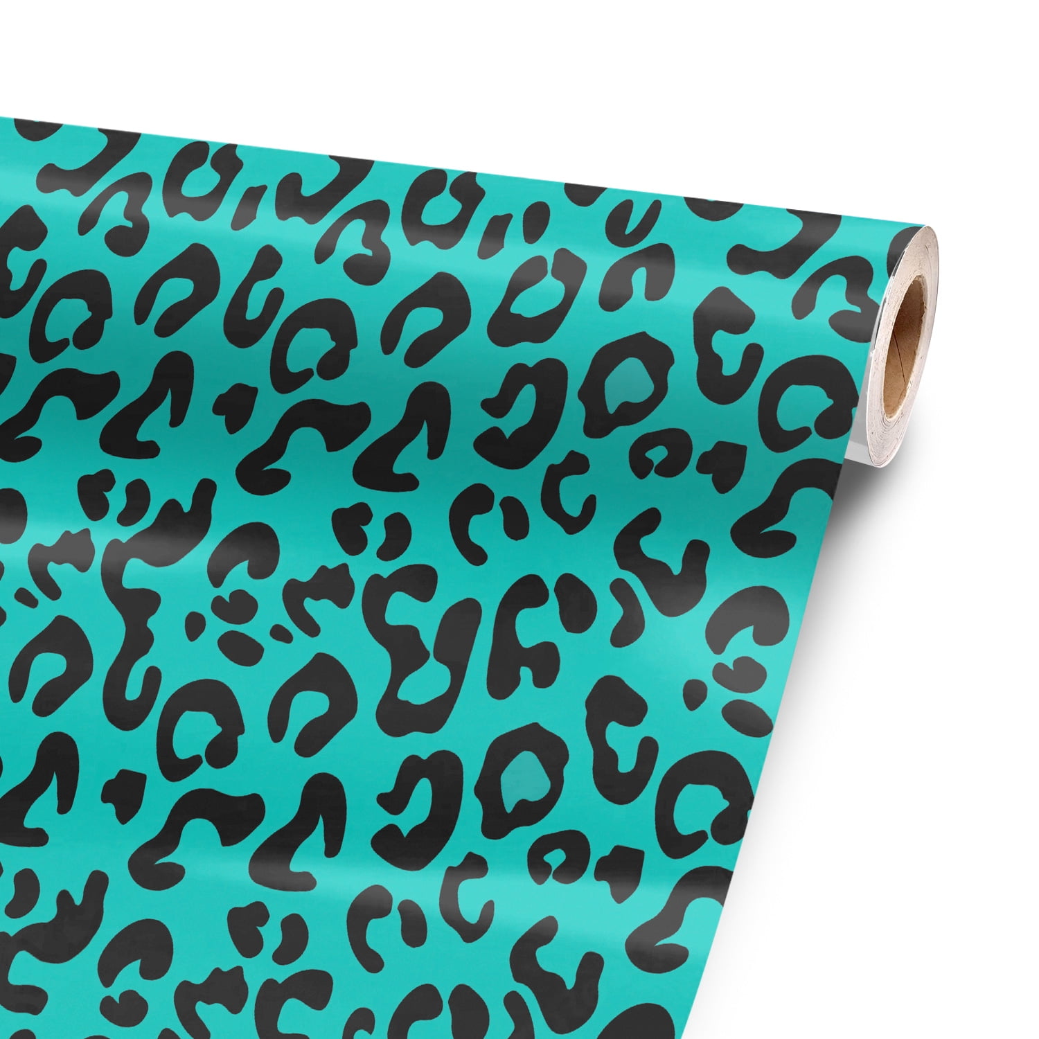 Teal Leopard 60” x 52” Vinyl Wrap Sheet for large or custom items | 3M ...