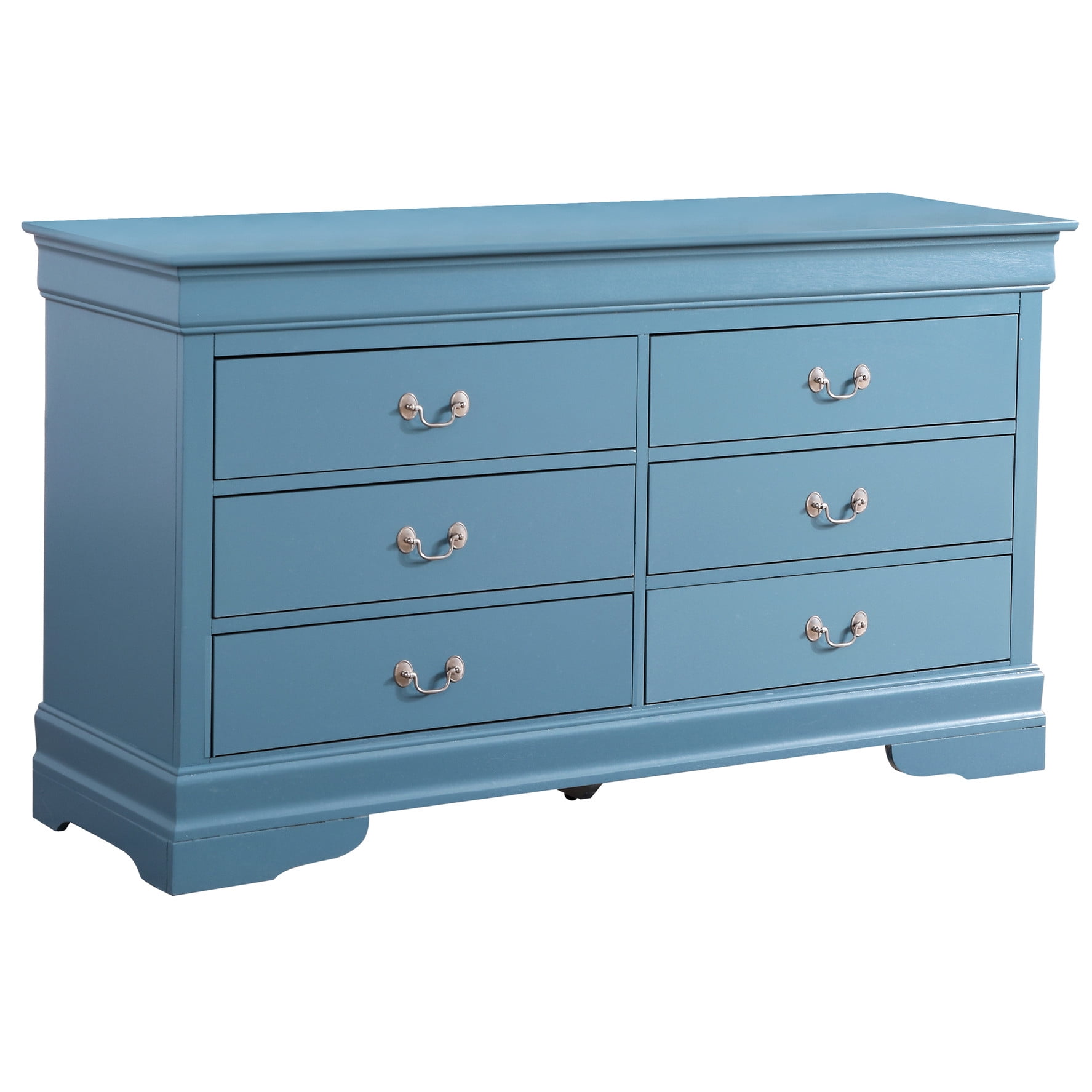 Teal - Metal Center Guides with Positive Stop - Bedroom Storage - Safe ...