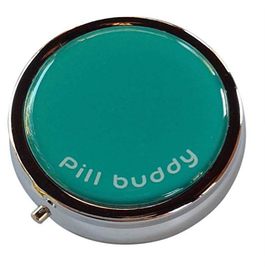 Teal Pill Buddy Three Section Small Fashion Pocket Purse Travel Pill ...