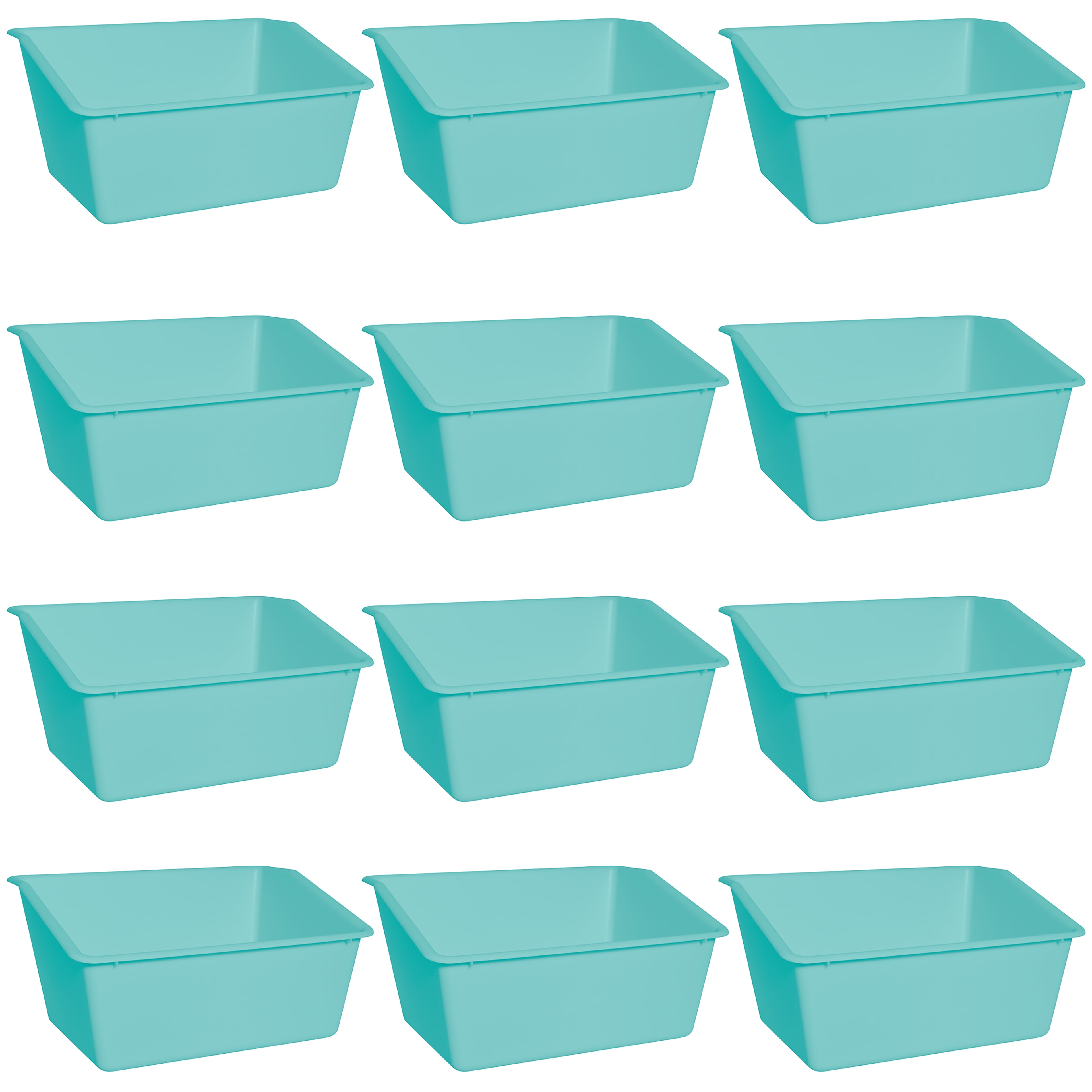 Teal Plastic Book Storage Bin by Creatology - Organize Books for ...