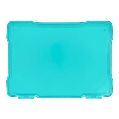 Teal Plastic Photo Storage Cases by Simply Tidy – Snap-Closure ...