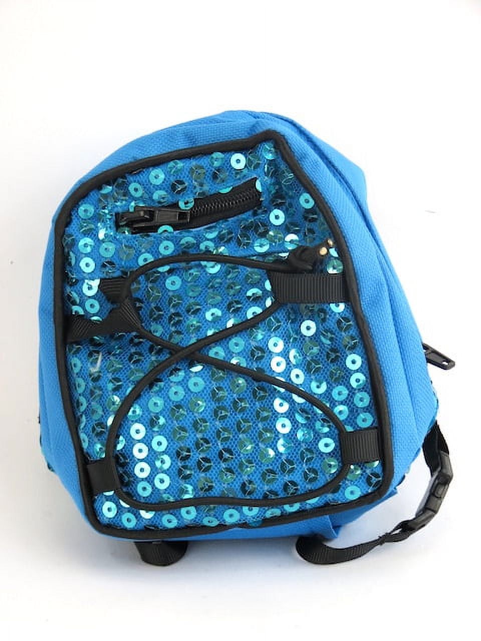 American Fashion World Teal Sequin Backpack, Doll Accessories for 18 ...