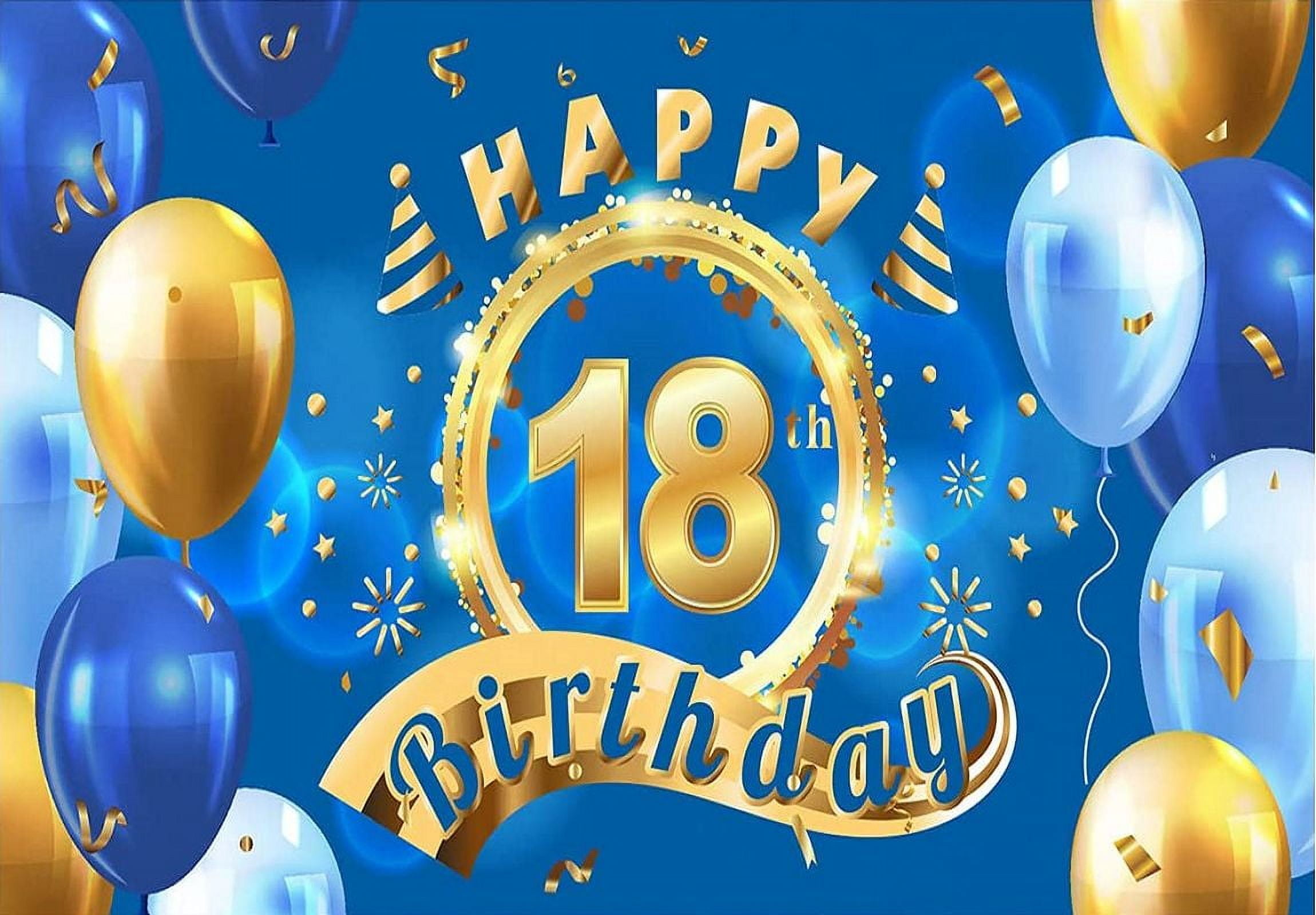 Teal Silver 18th Birthday Breakfast Blue Supplies Background rations ...