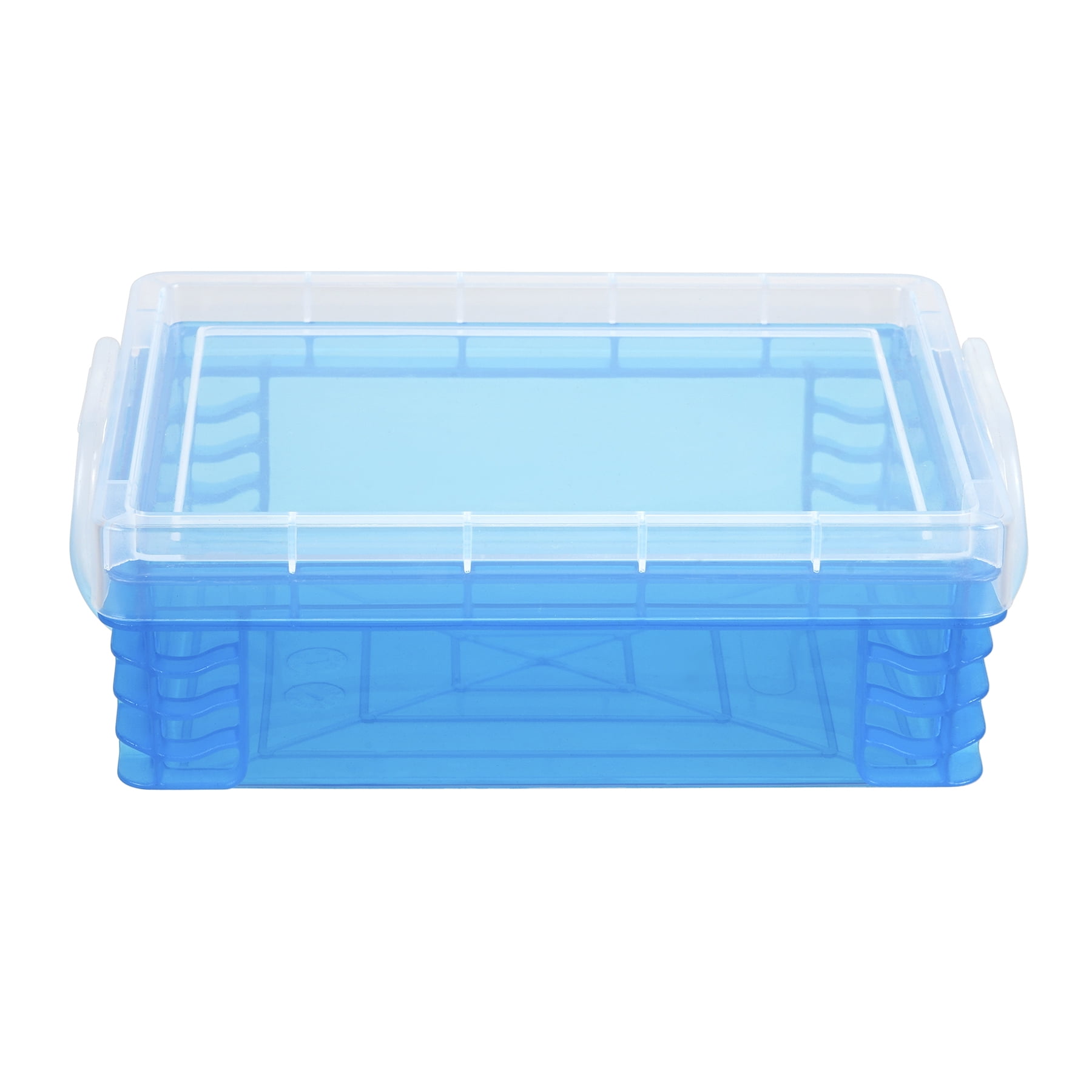 Teal Stacking Crayon Box by Simply Tidy - Plastic Storage Containers ...