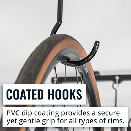 Teal Triangle G-Bike Ceiling Mounted Bike Rack, Indoor Garage Storage ...