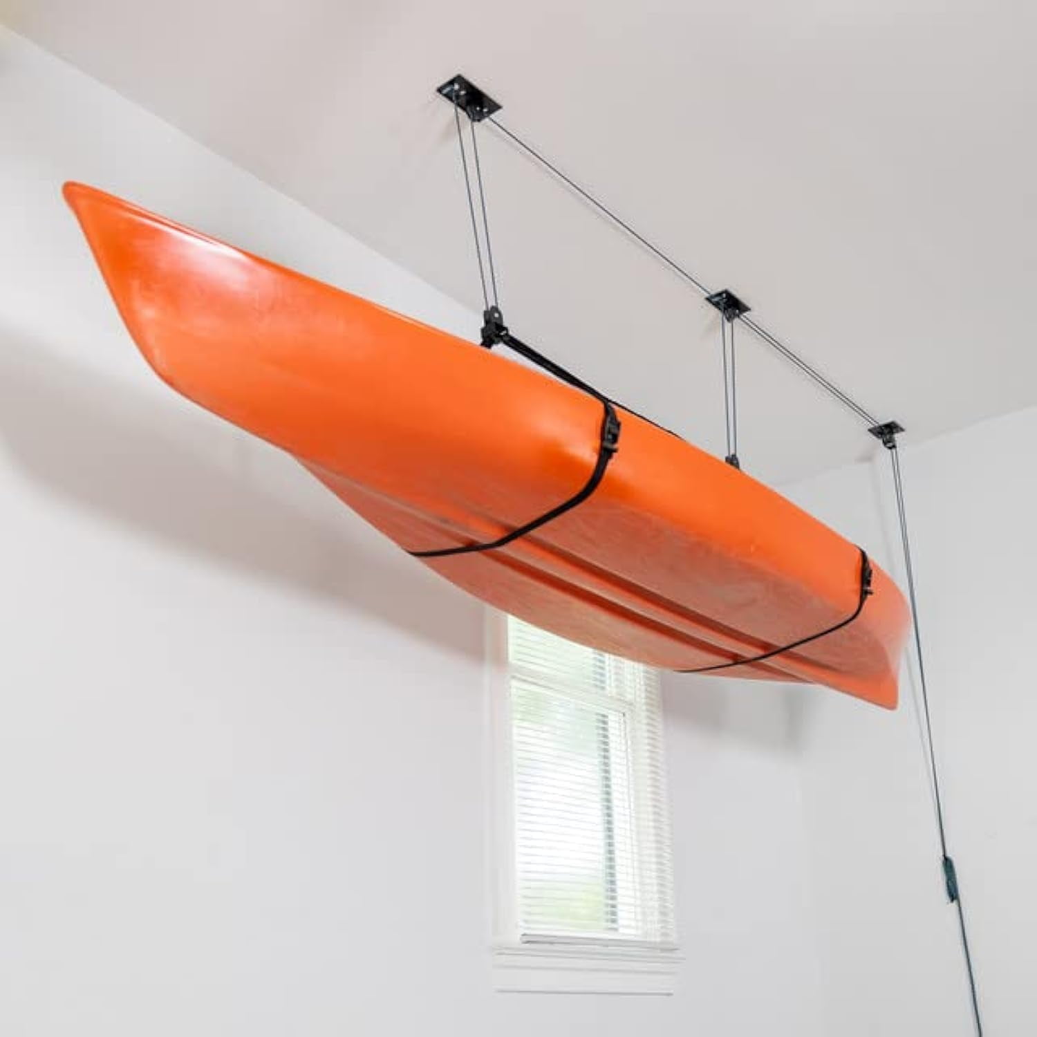 Teal Triangle Pulley Hoist for Kayaks, Canoes, and Paddleboards - Heavy ...