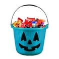 Teal Trick and Treat Pumpkin Bucket - Walmart.com