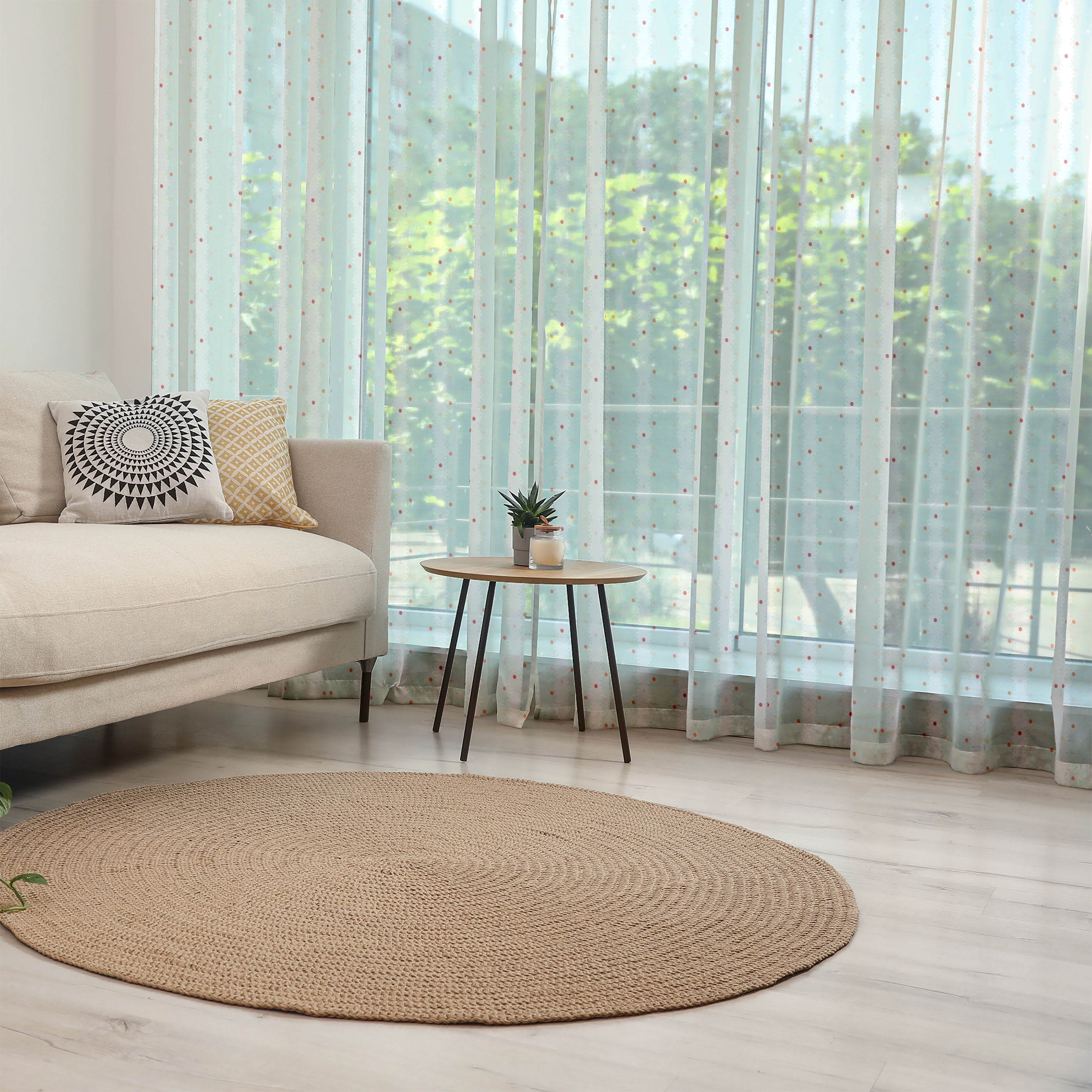 Teal and White Tulle Curtains with Rod Pocket, Vintage Shabby Form ...