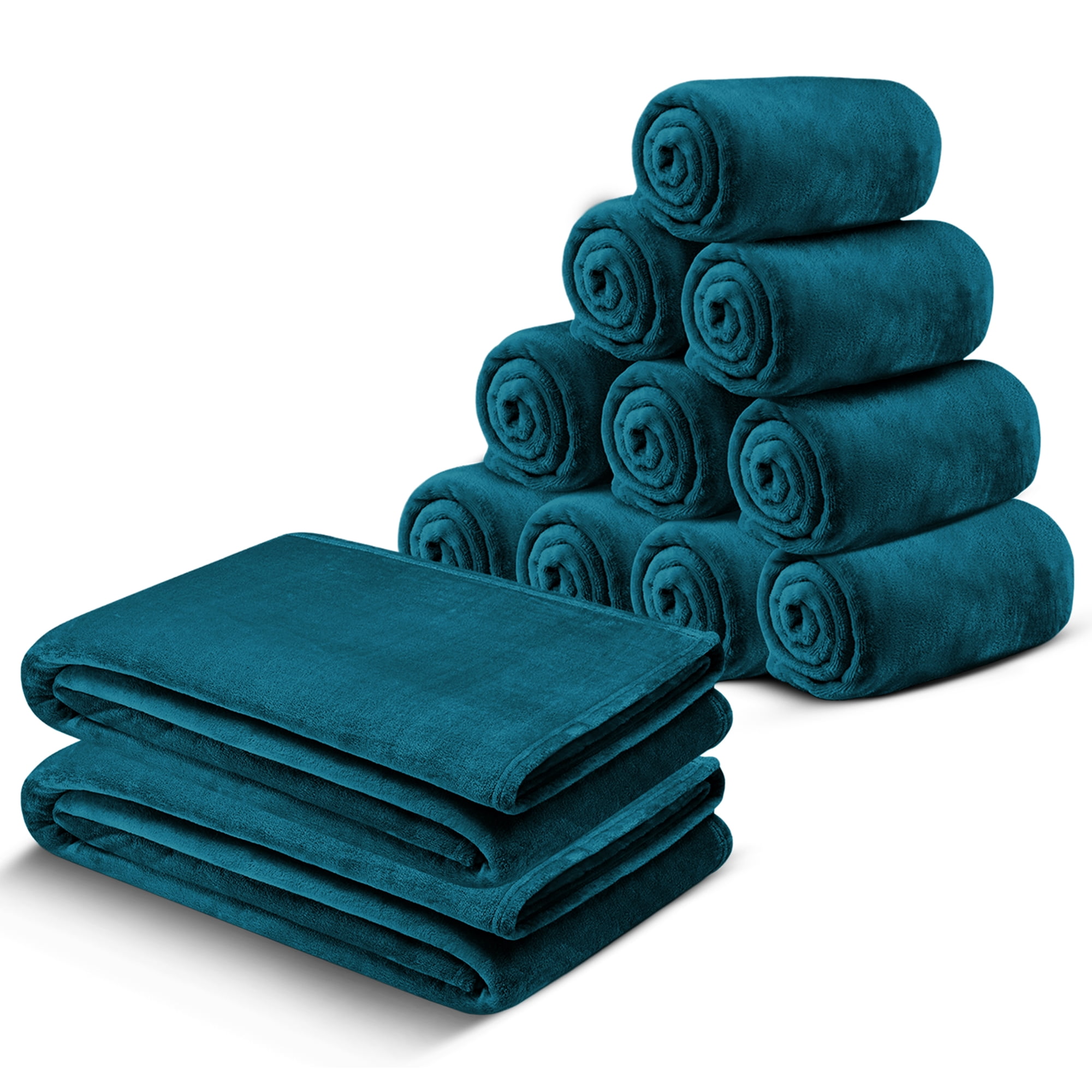 Moonlight20015 Wholesale Fleece Twin Blankets 12-Packs All-Season Soft ...