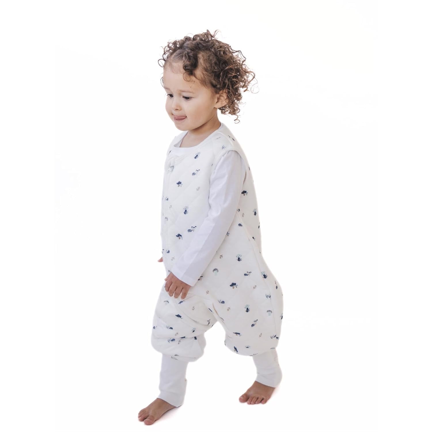 Tealbee Dreamsuit - Bamboo Sleep Sack with Legs - (1.5 Tog) Mushroom 3T ...