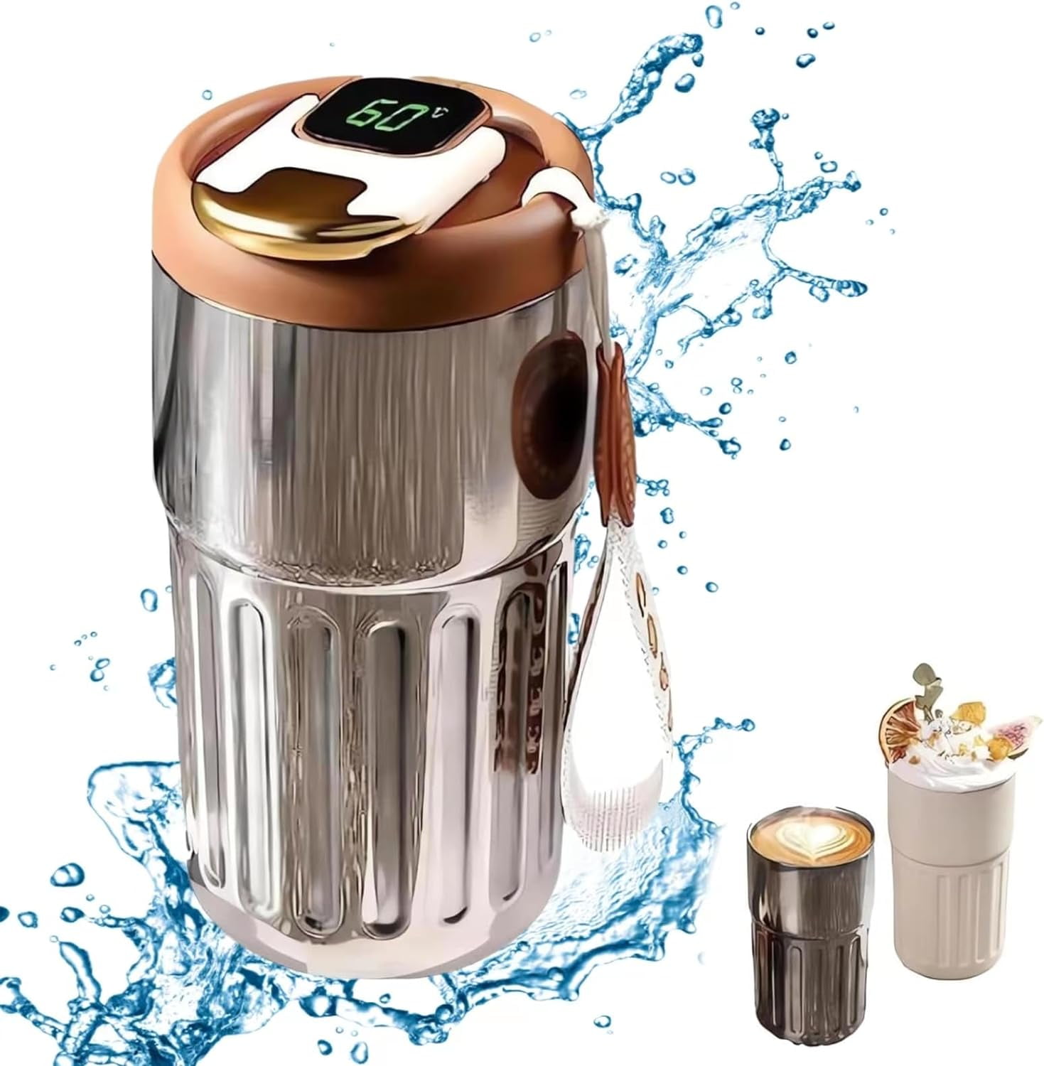 Tealier Smart Coffee Thermos, 450ml Tealier Limited Edition ’24 Crystal ...