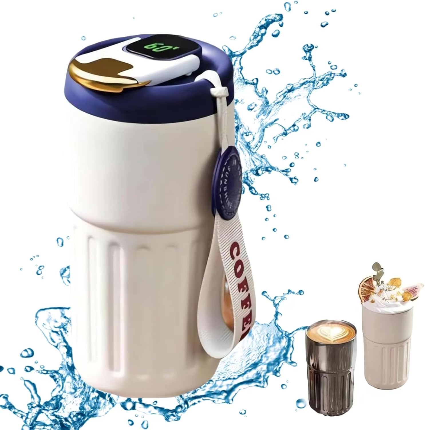 Tealier Smart Coffee Thermos, 450ml Tealier Limited Edition ’24 Crystal ...