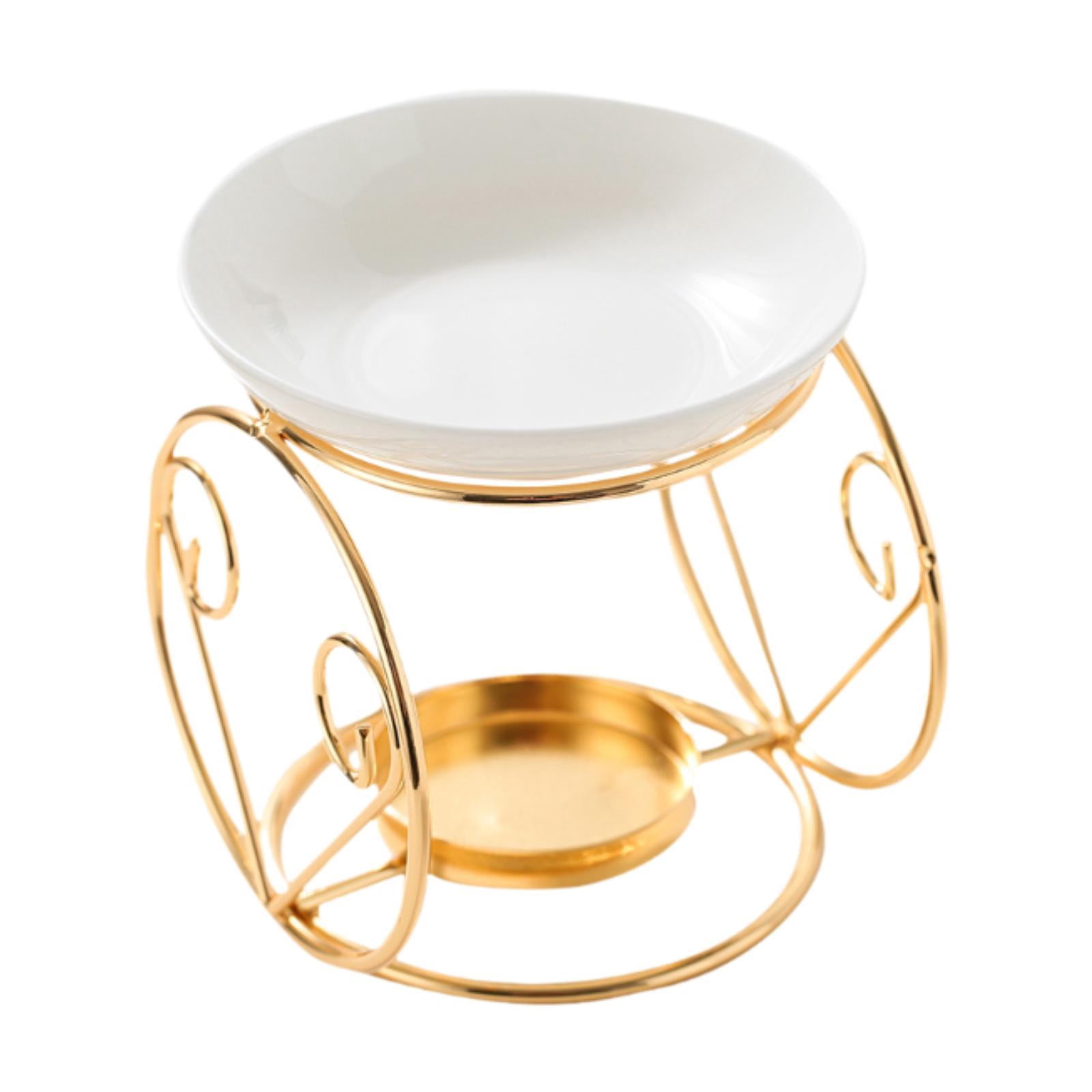 Tealight Holder Oil Diffuser Melt Burner with Removable Ceramic Bowl ...