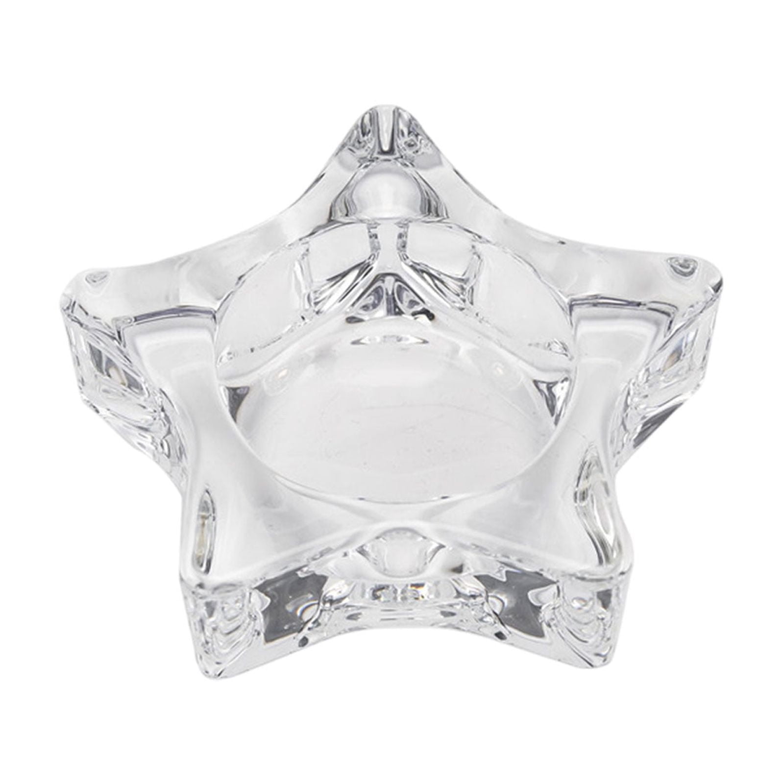 Tealight Star Shaped Chunky Glass Candle Holder for Wedding Party ...