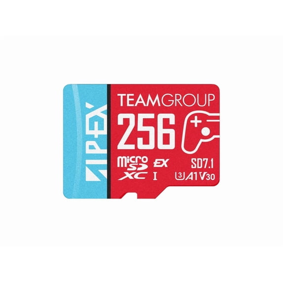 Team 256GB APEX SD7.1 MicroSD Express UHS-I/U3 Memory Card with Adapter ...