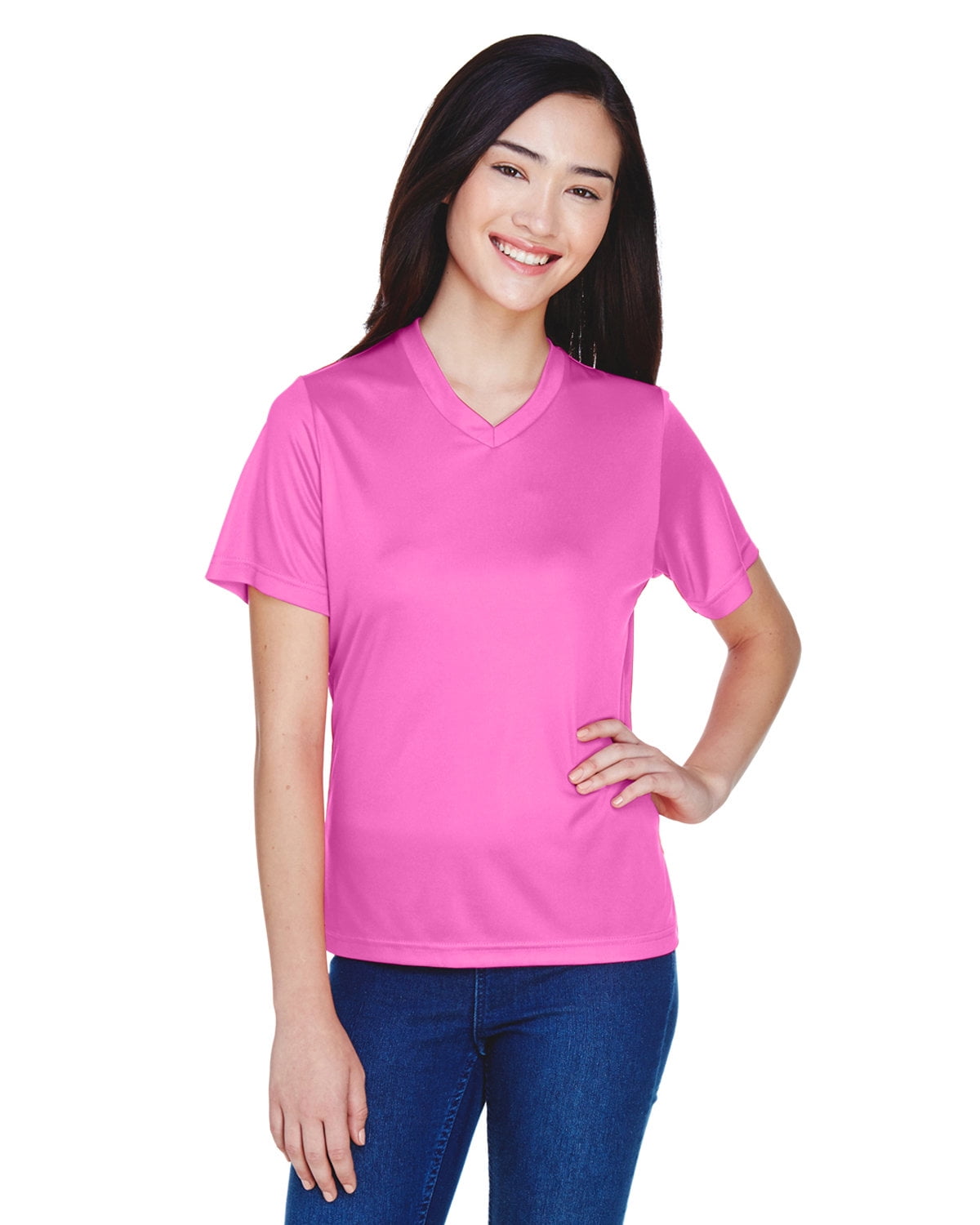 Team 365 Ladies' Zone Performance T-Shirt - TT11W - Walmart.com