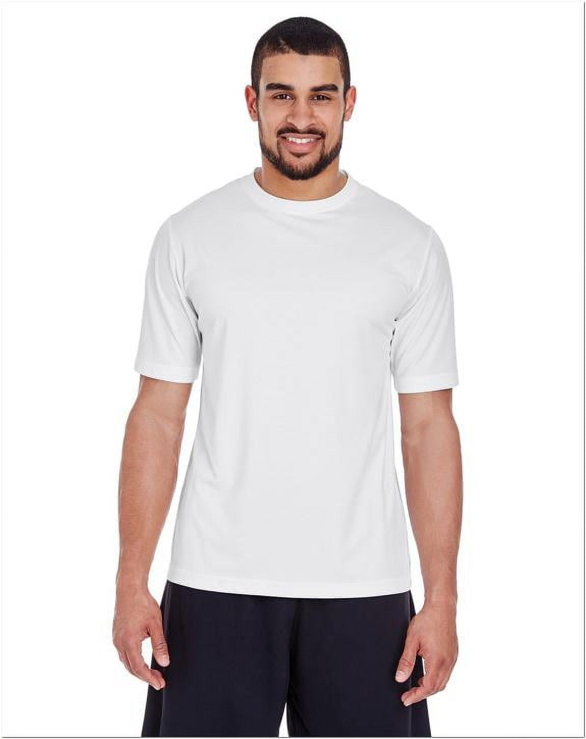 Team 365 TT11 Men's Zone Performance T-Shirt-White-L - Walmart.com
