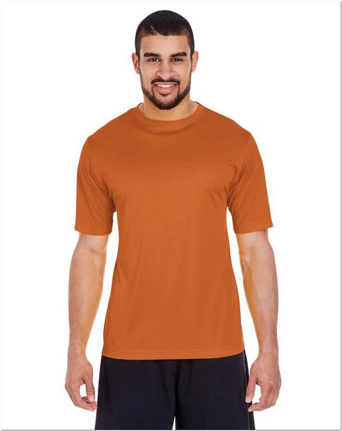 Team 365 TT11 Men's Zone Performance T-Shirt-Sport Burnt Orange-XS ...