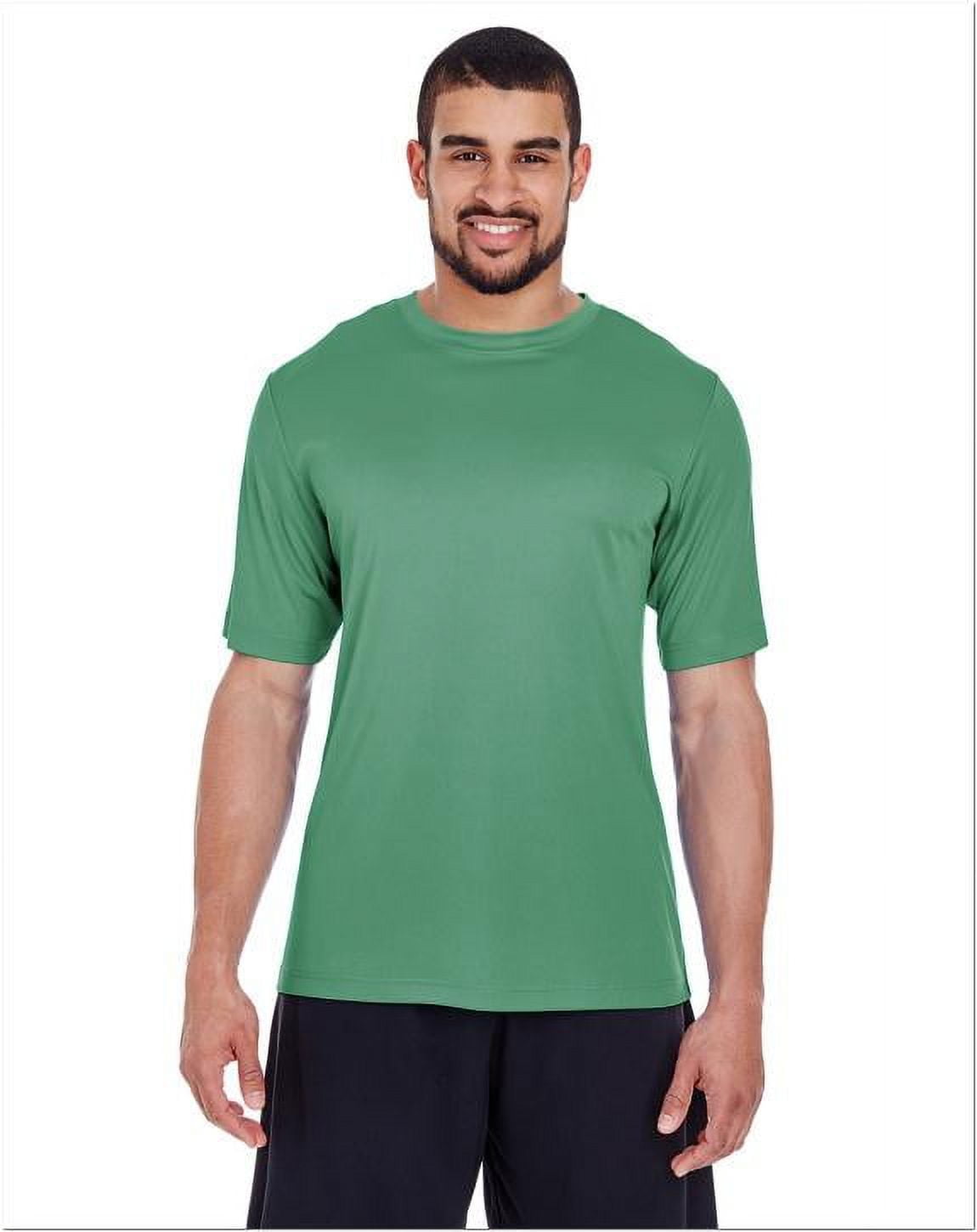 Team 365 TT11 Men's Zone Performance T-Shirt-Sport Dark Green-4XL ...