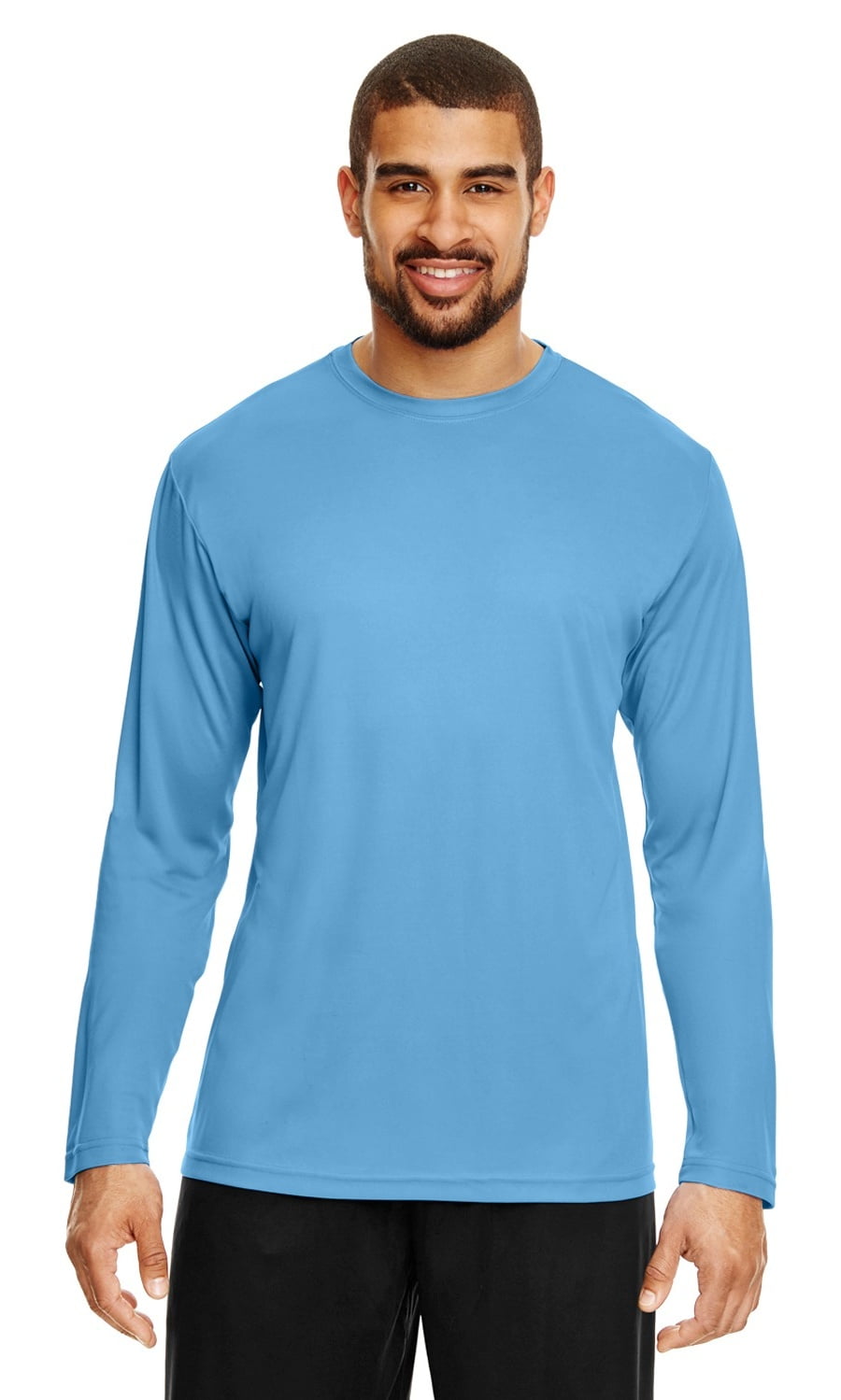 Team 365 TT11L Men's Zone Performance Long Sleeve T-Shirt - Sport Light ...