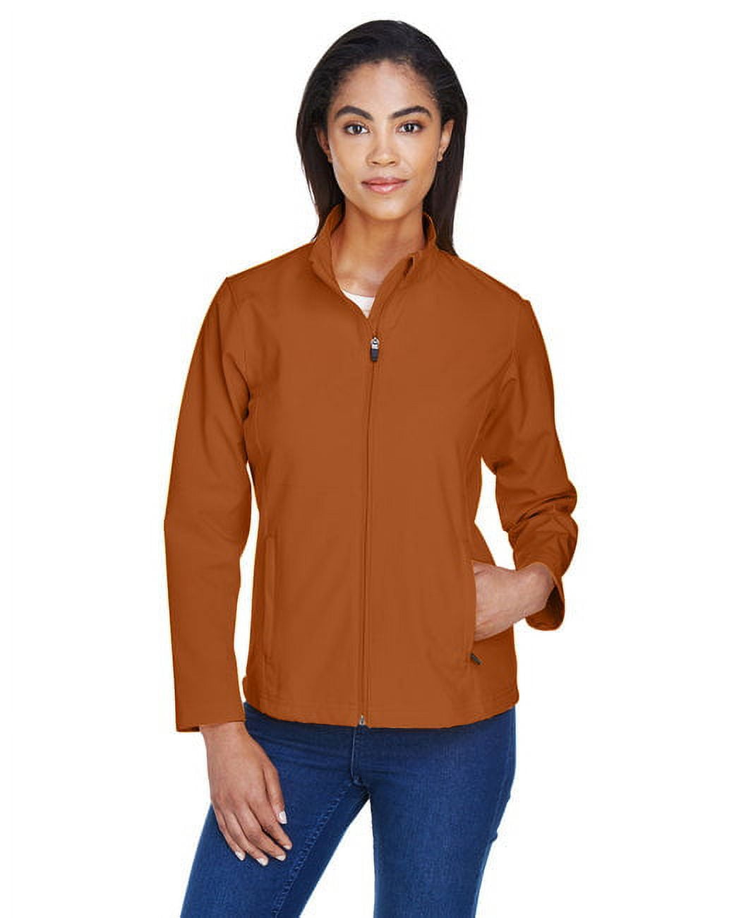 Team 365 TT80W Ladies Leader Soft Shell Jacket - Walmart Business Supplies