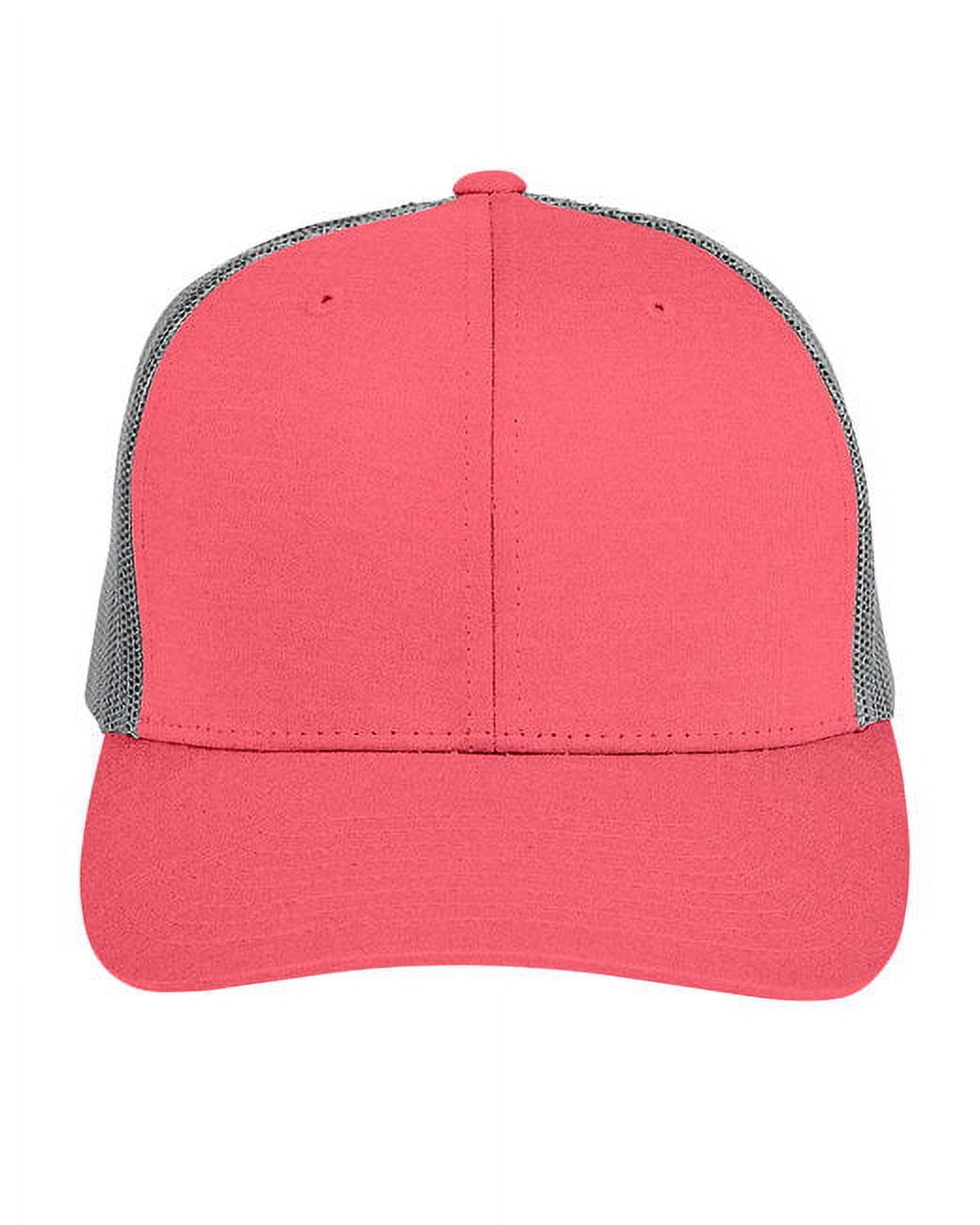 Team 365 TT802 Zone Sonic Heather Trucker Cap-Sport Red Heather/ Sport ...