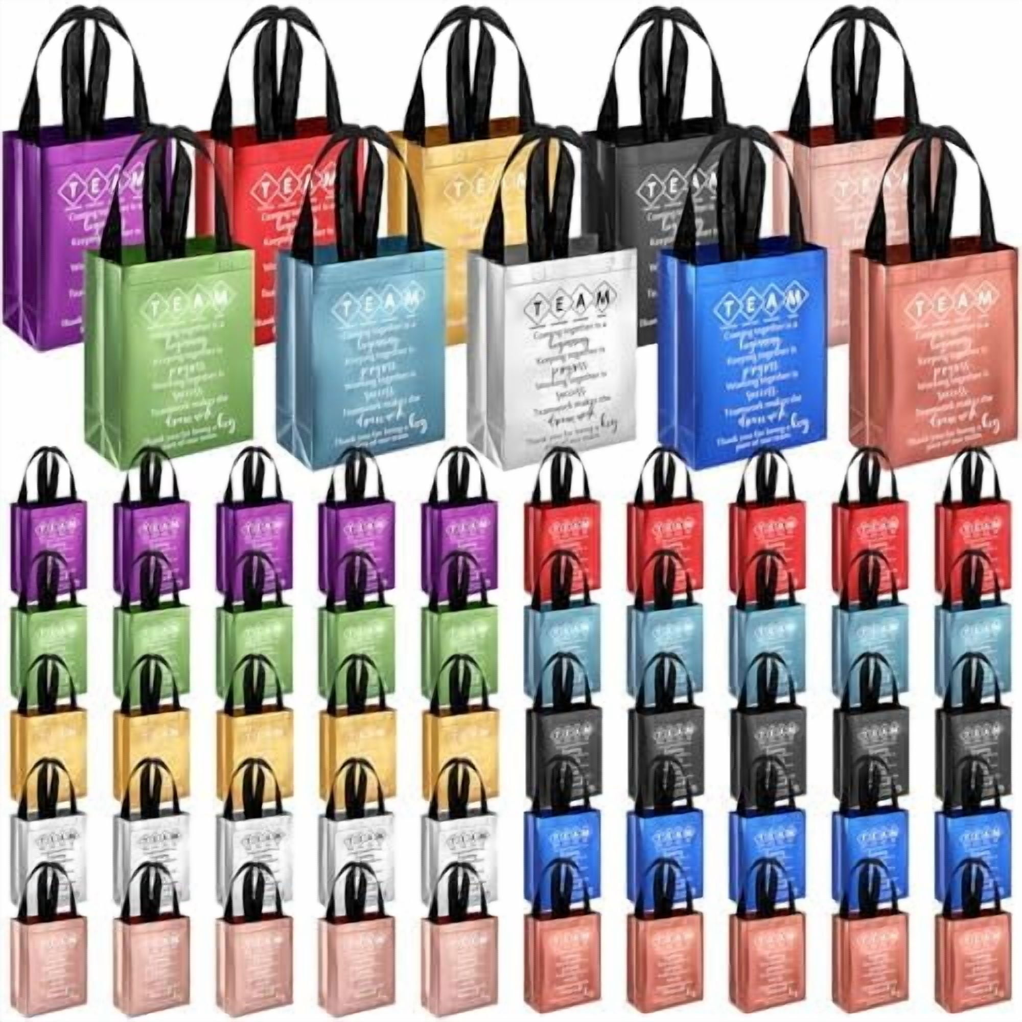 Team Appreciation Gifts Bags Reusable with Handles Gift Bags Christmas ...