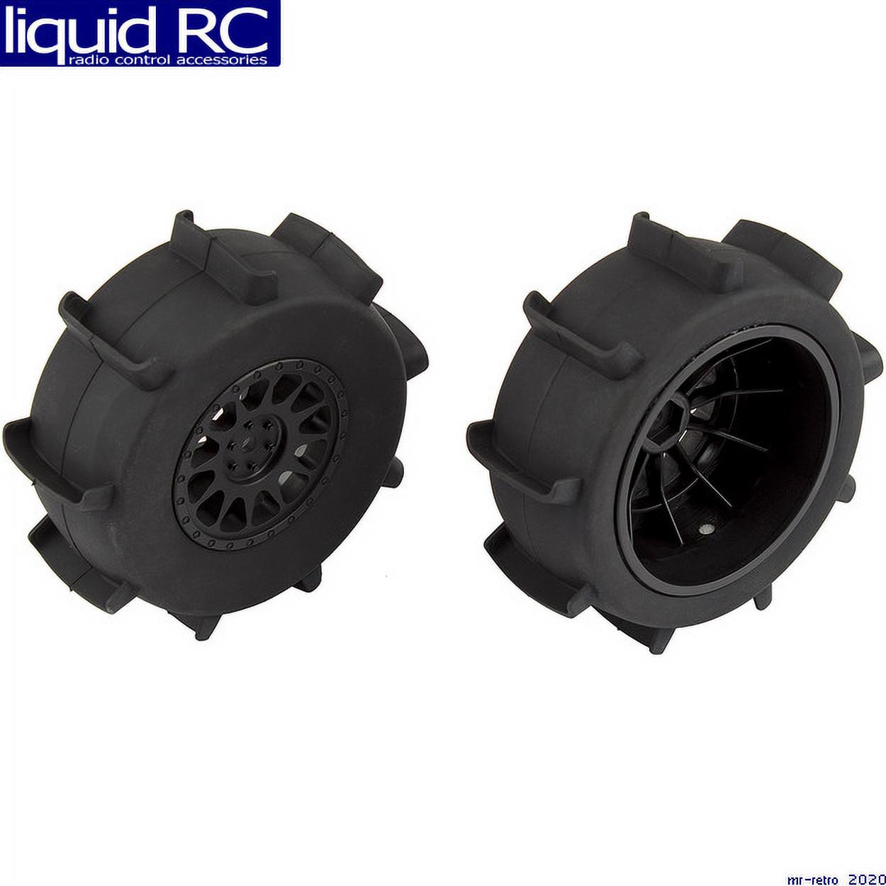 Team Associated 1/10 Sand Paddle Rear Pre-Mounted Tires with Method ...