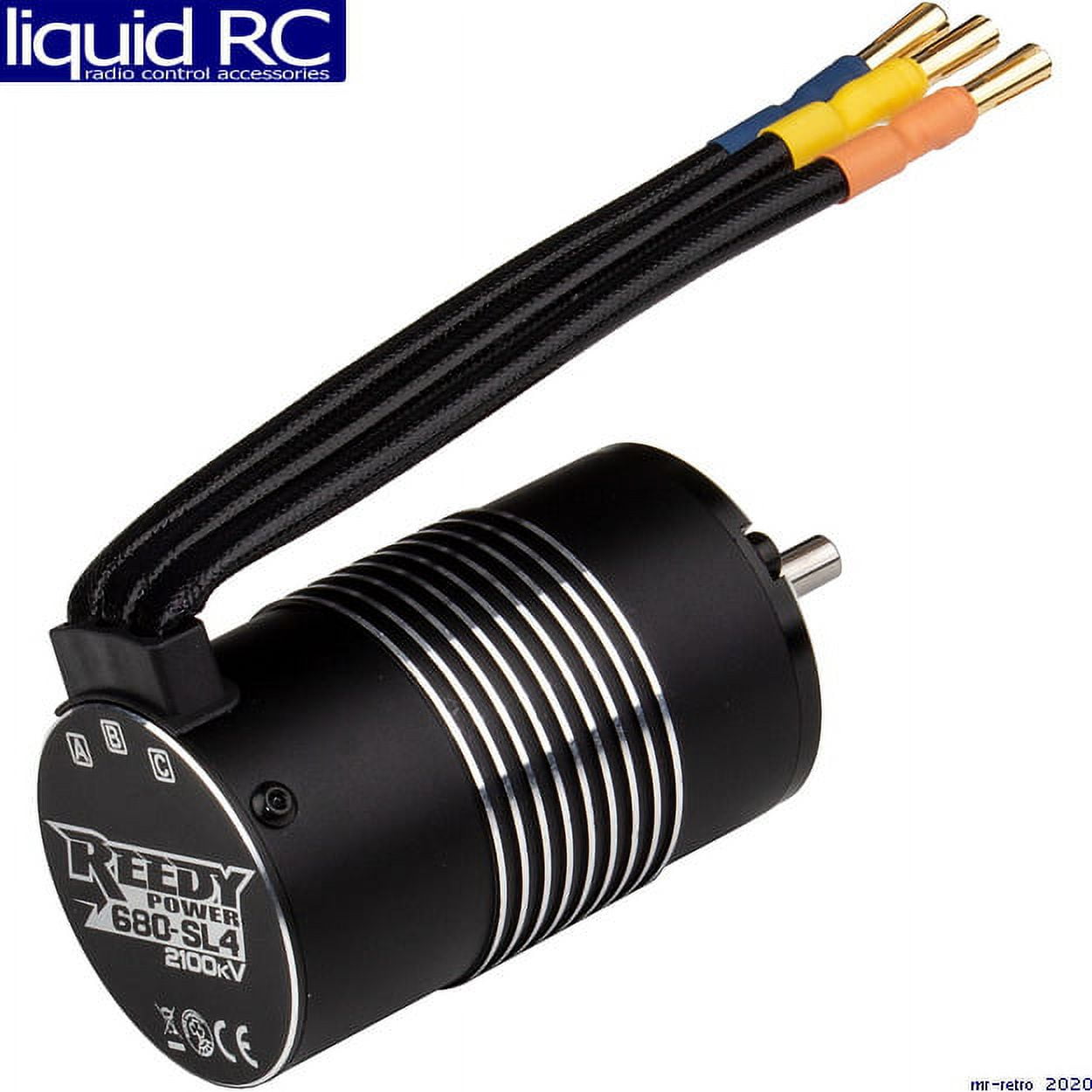 Team Associated 680-SL4 2100kV Sensorless Brushless Motor ASC27468 Elec Car/Truck Replacement ...