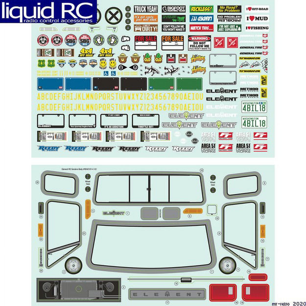Team Associated Sendero Body Decals Enduro Asc42122 Car/Truck Bodies ...