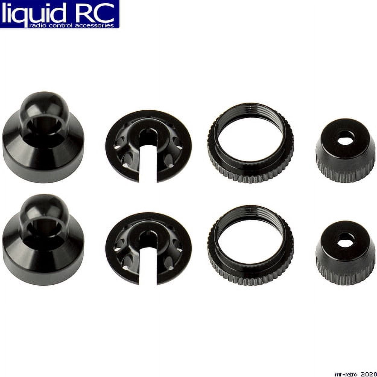 Team Associated Shock Parts Black Aluminum Enduro ASC42079 Elec Car ...