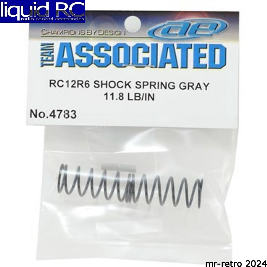 Team Associated Shock Springs Gray 11.8 lb/in RC12R6 ASC4783 Electric ...