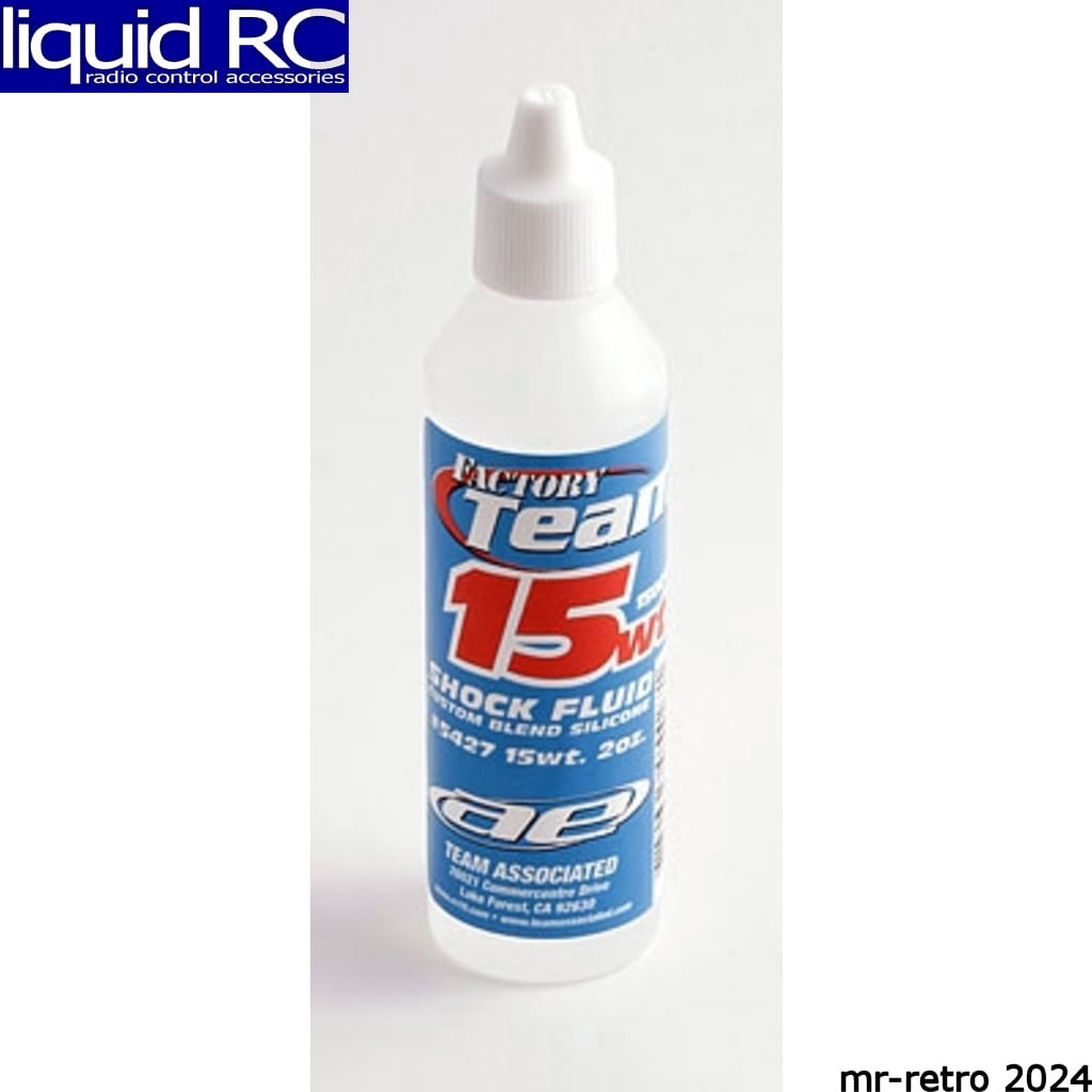 Associated 5427 FT Silicone Shock Fluid 15wt (150 cSt) - Walmart.com