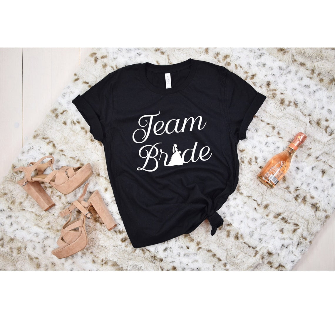 Team Bride Shirt, Team Bride Bachelorette Party Shirt, Funny ...