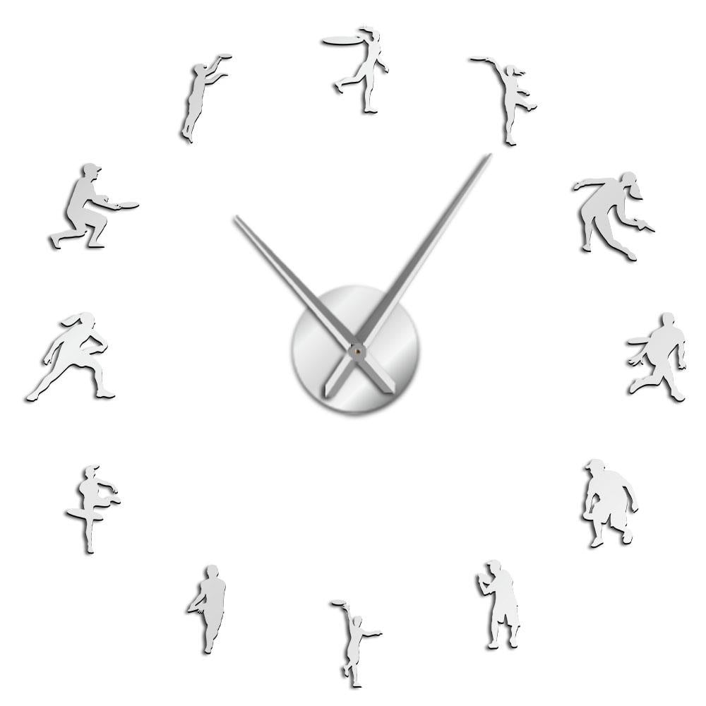 Team-Building Activities Frameless Wall Clock Stickers, DIY Modern ...